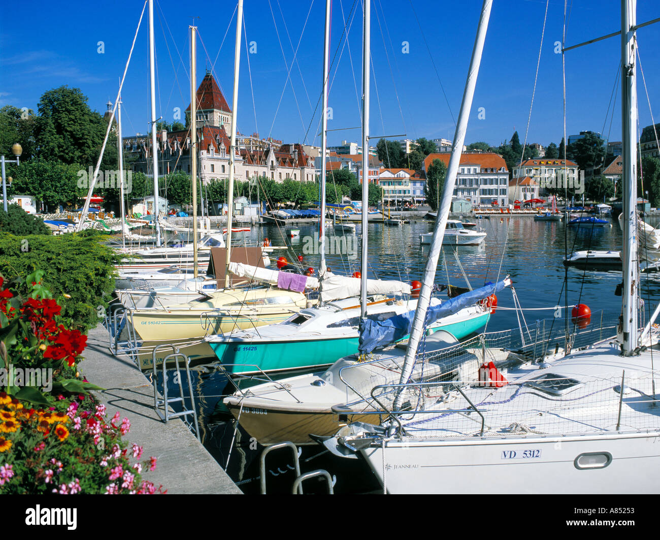 Ouchy promenade hi-res stock photography and images - Alamy