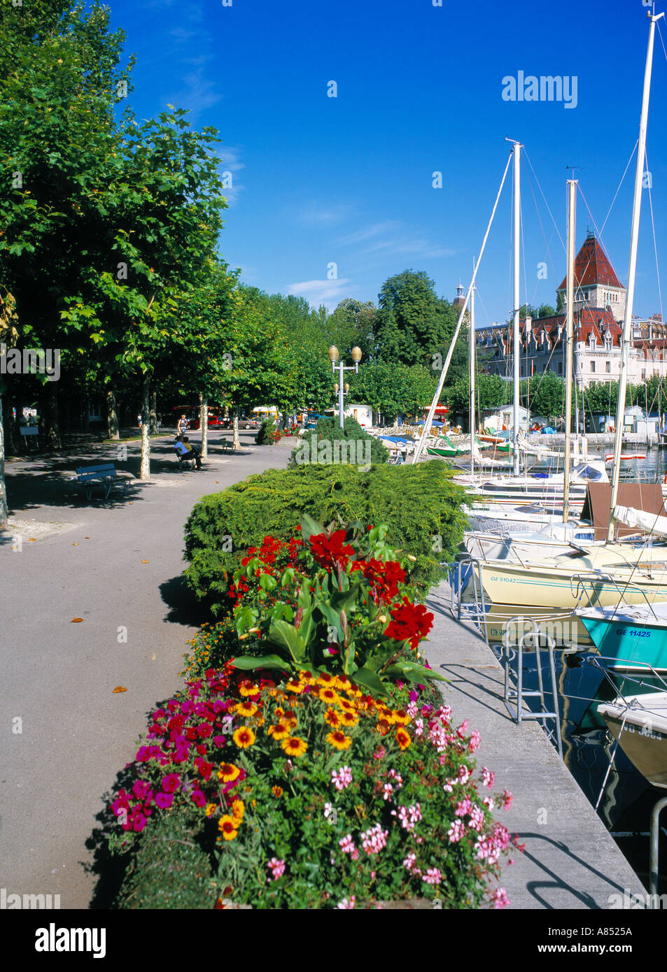 Ouchy promenade hi-res stock photography and images - Alamy