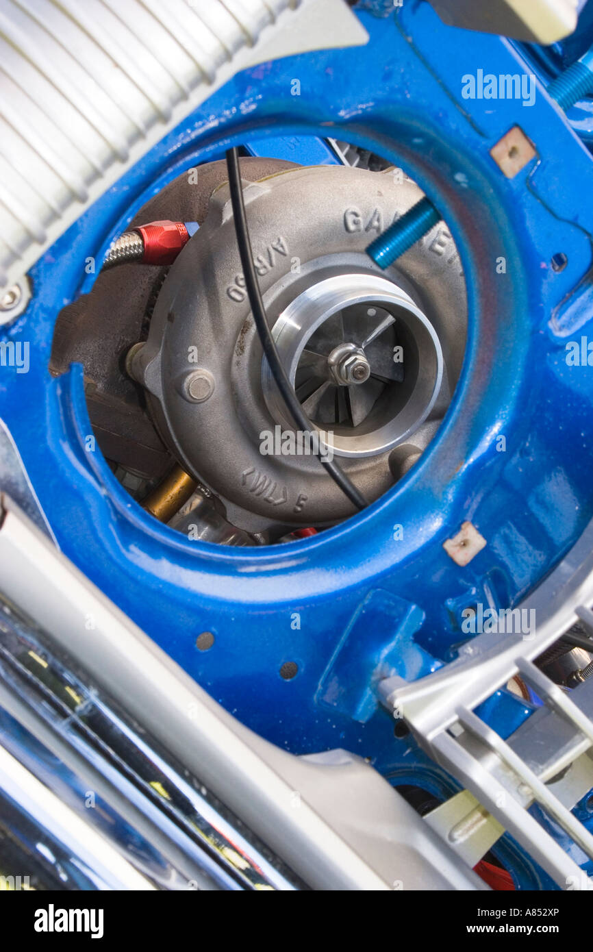 turbocharger compressor wheel showing blades on modified performance ...
