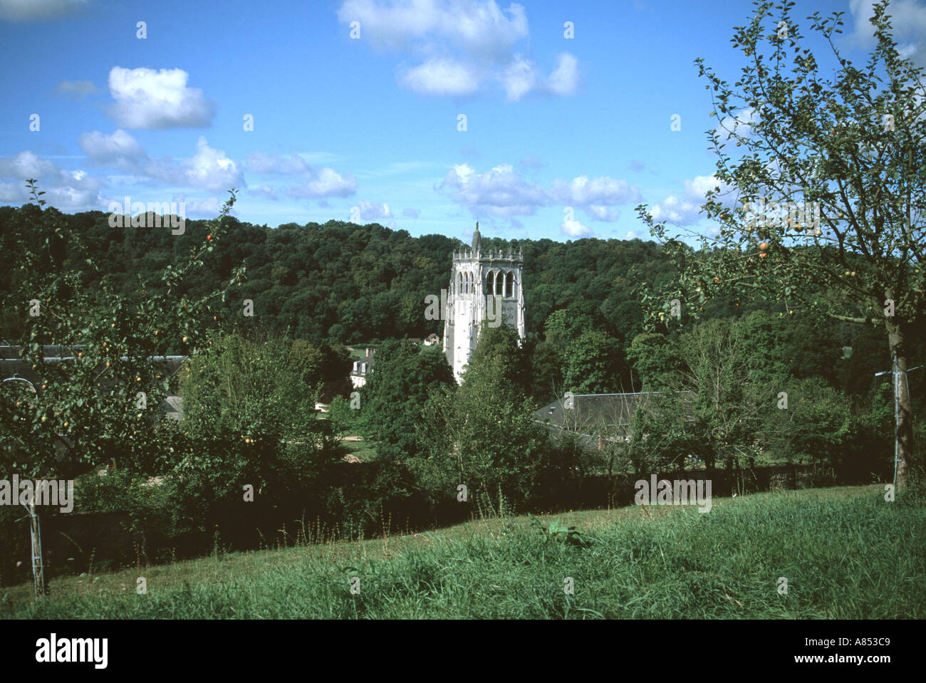 The Abbey at Le Bec Hellouin Stock Photo - Alamy