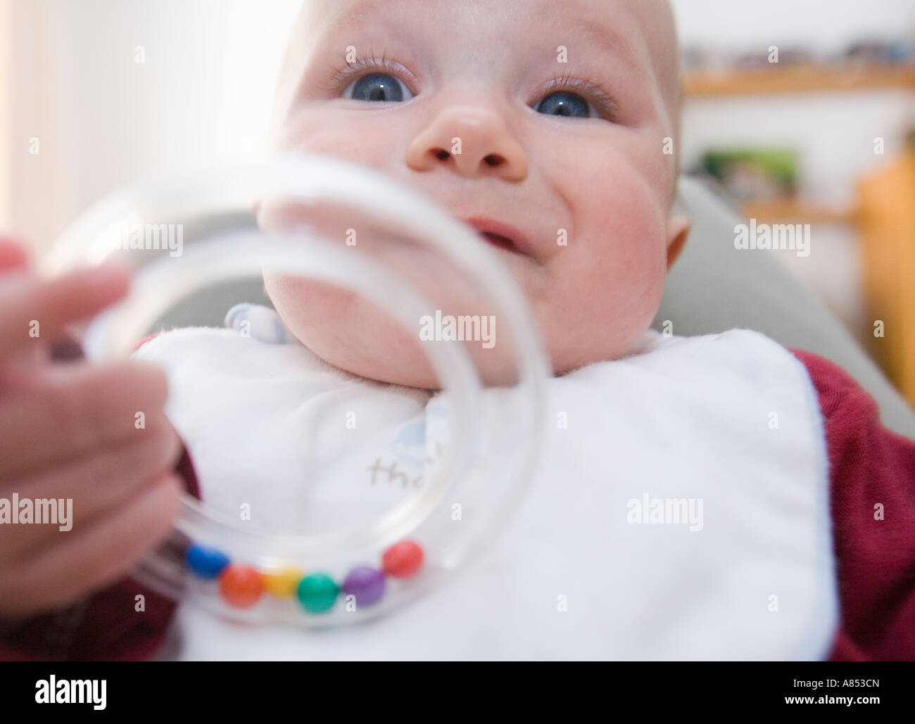 Entertained baby hi-res stock photography and images - Alamy