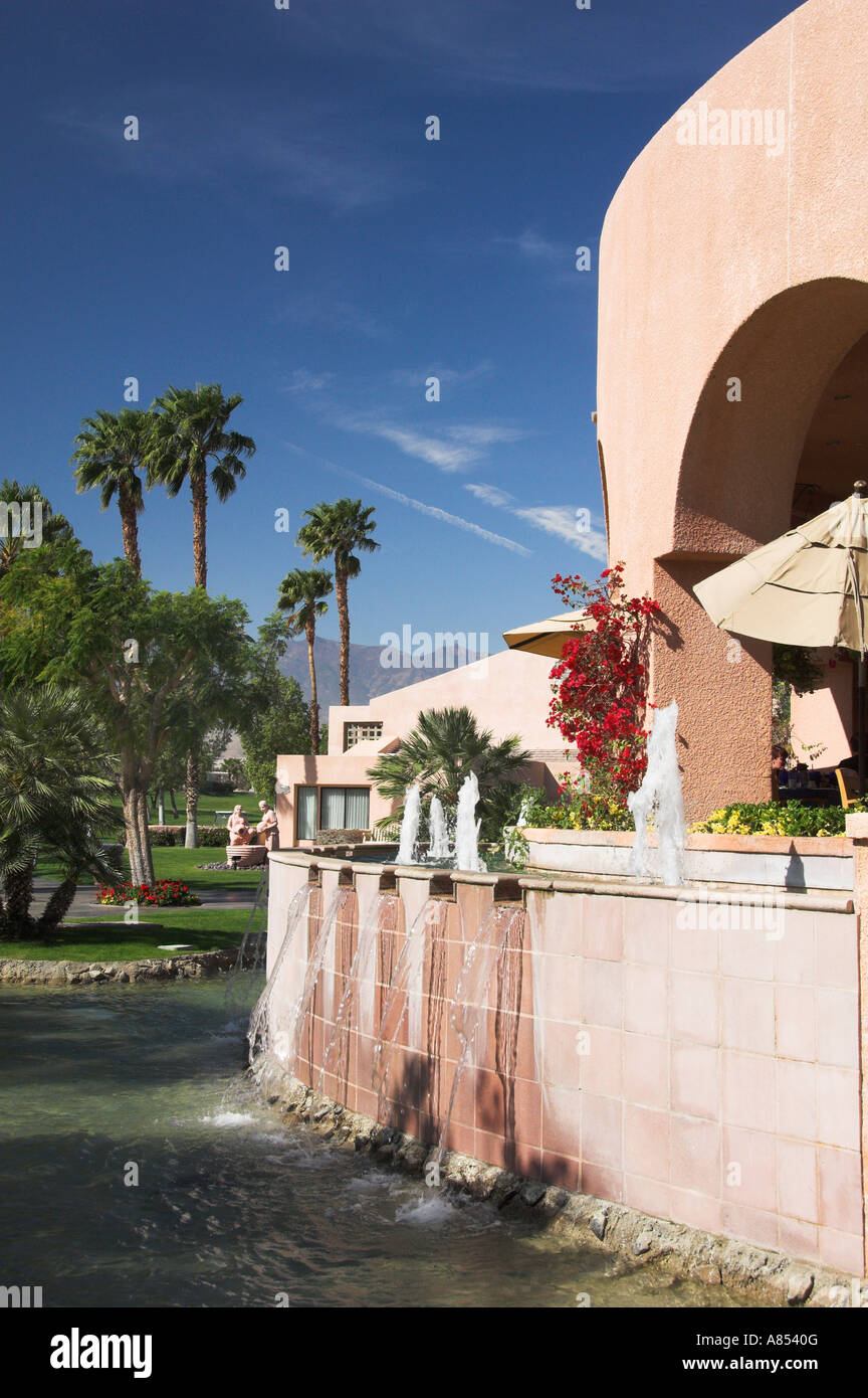 Landscaped pools and waterfalls at the Westin Mission Hills resort in ...