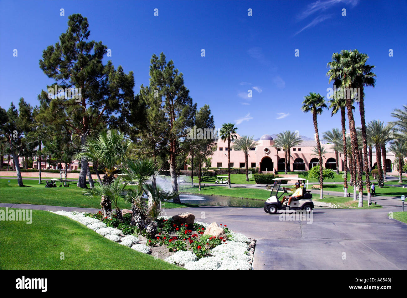 The golf course at the Westin Mission Hills resort in Rancho Mirage ...
