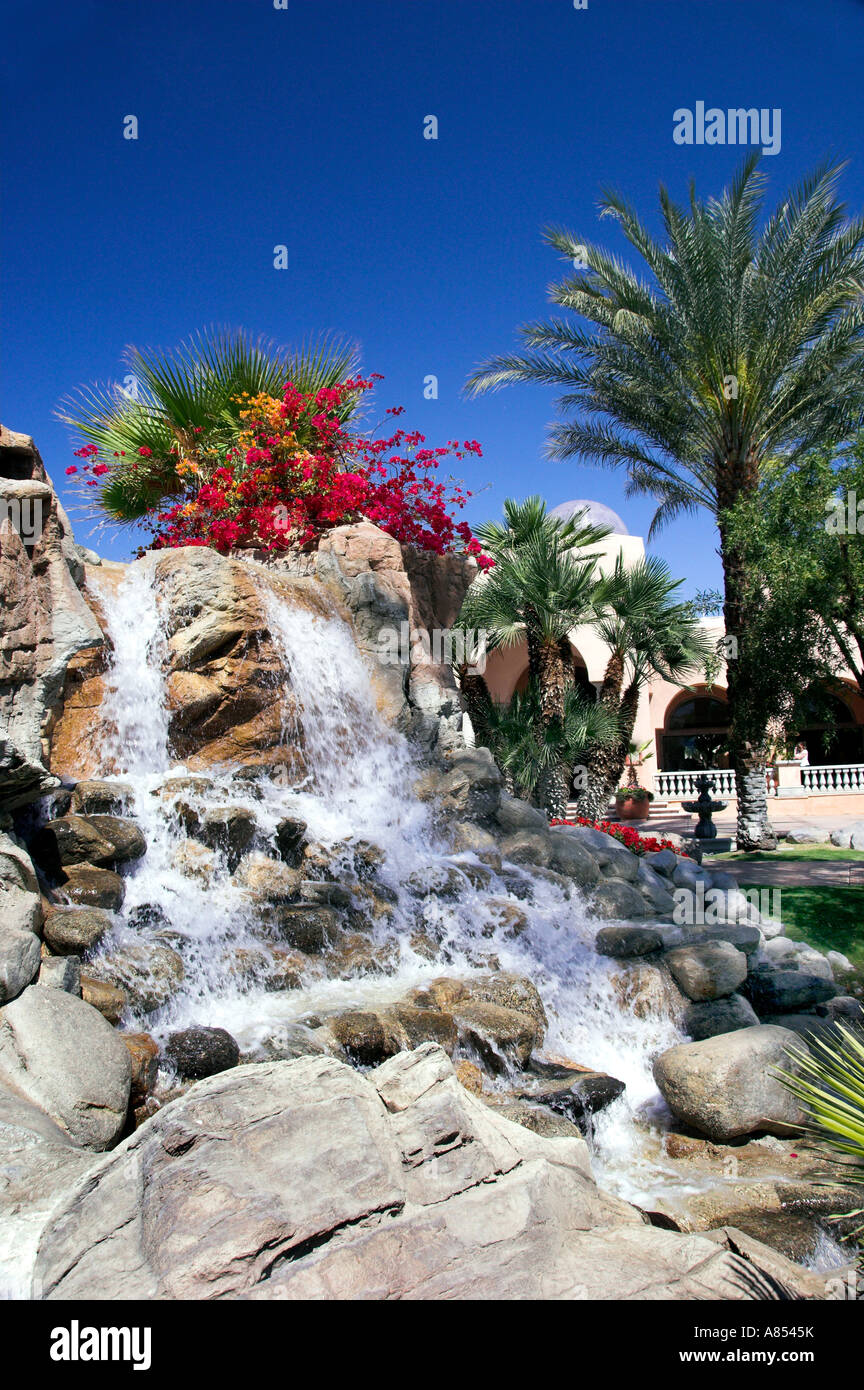 Landscaped pools and waterfalls at the Westin Mission Hills resort in ...