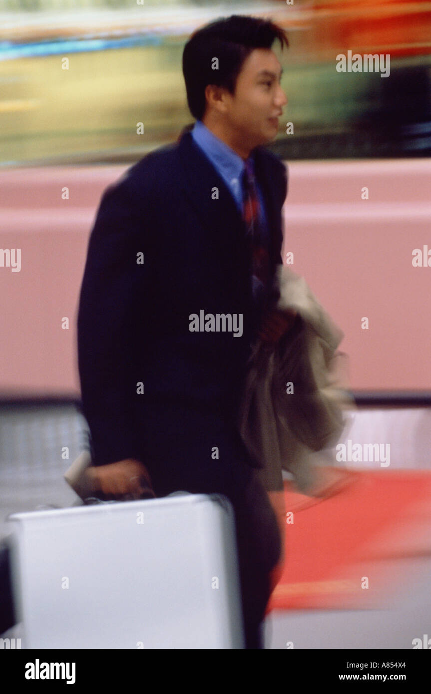 Man running catch plane hi-res stock photography and images - Alamy