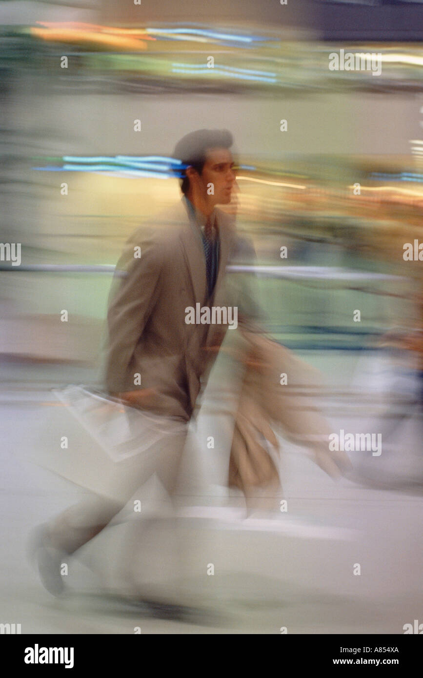 Man running catch plane hi-res stock photography and images - Alamy