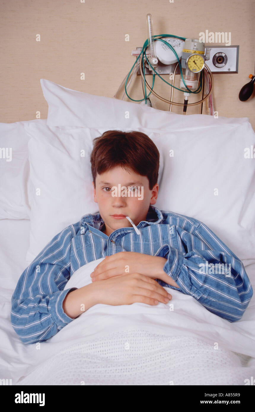 Sick Child In Hospital