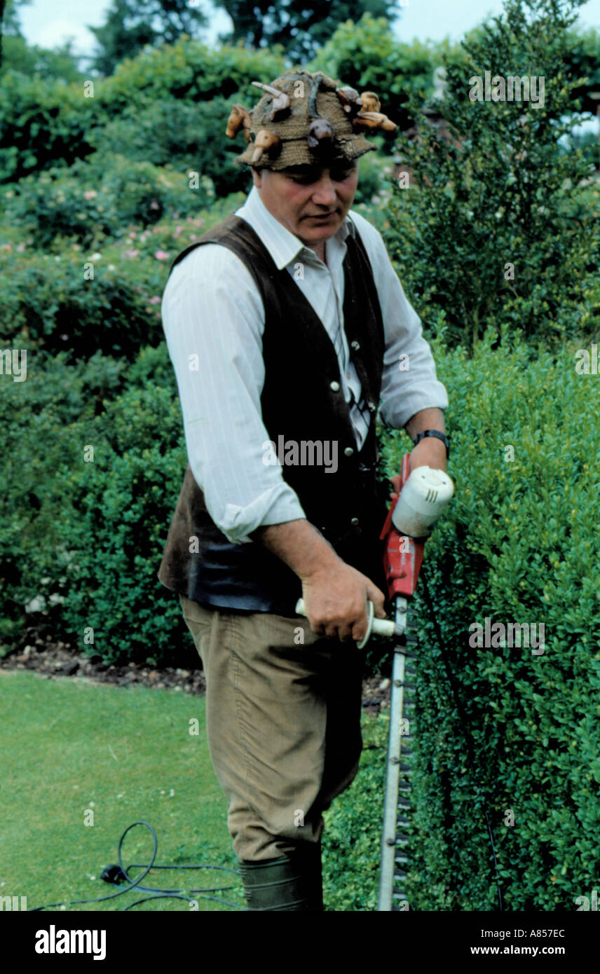 Cutting box hedge hi-res stock photography and images - Alamy