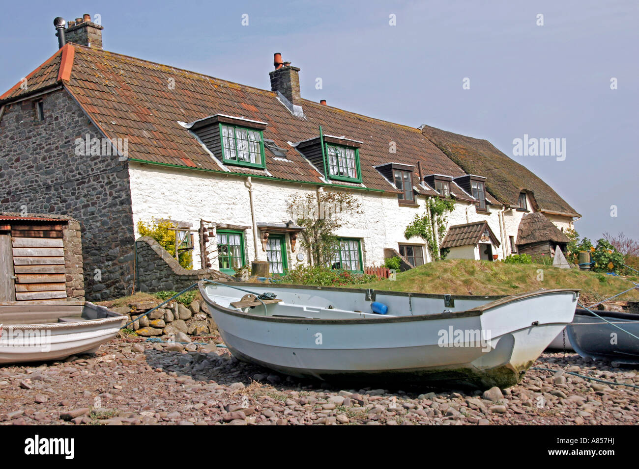 Porlock weir and spring hi-res stock photography and images - Alamy