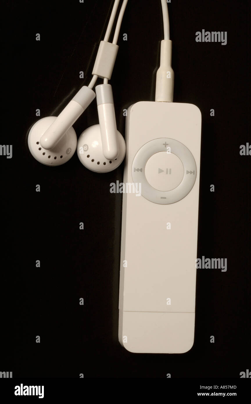 apple iPod shuffle at black background Stock Photo - Alamy