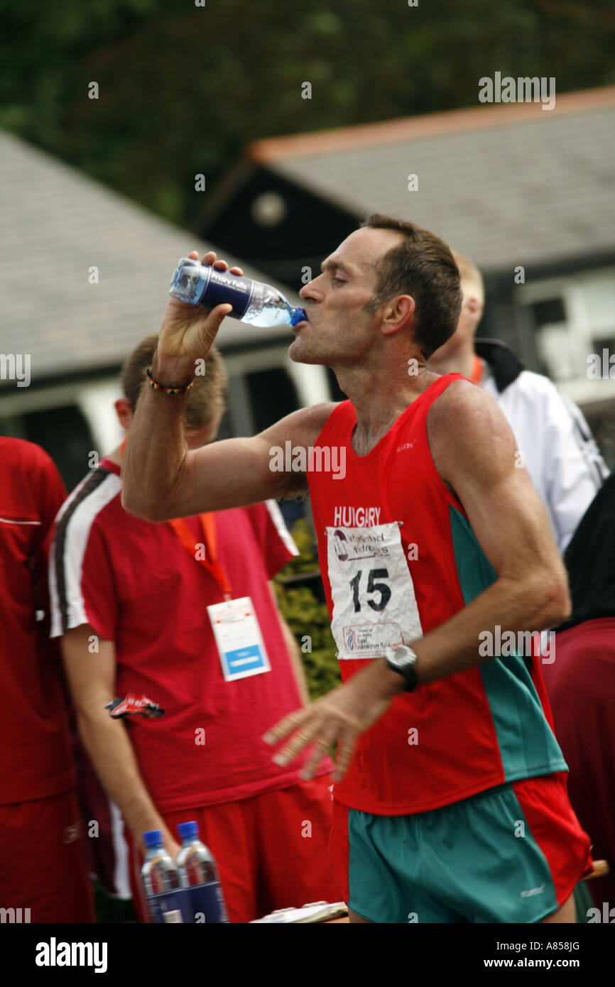 Athlete rehydrating hi-res stock photography and images - Alamy