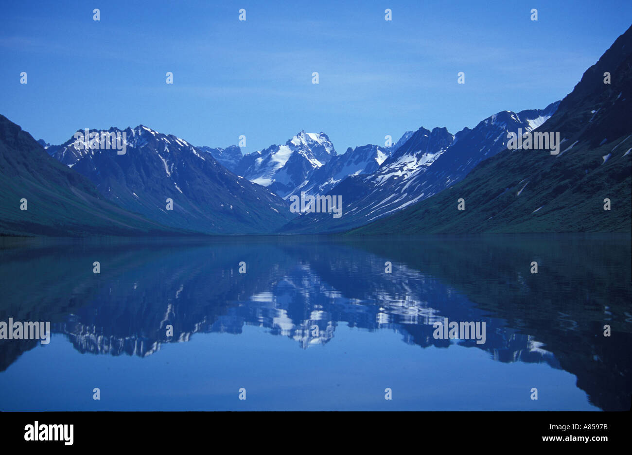 Twin lakes lake clark hi-res stock photography and images - Alamy