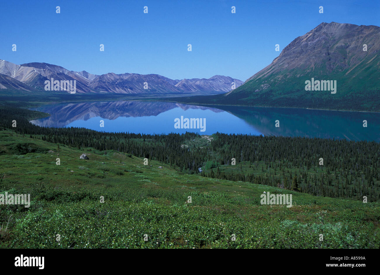 Twin lakes lake clark hi-res stock photography and images - Alamy