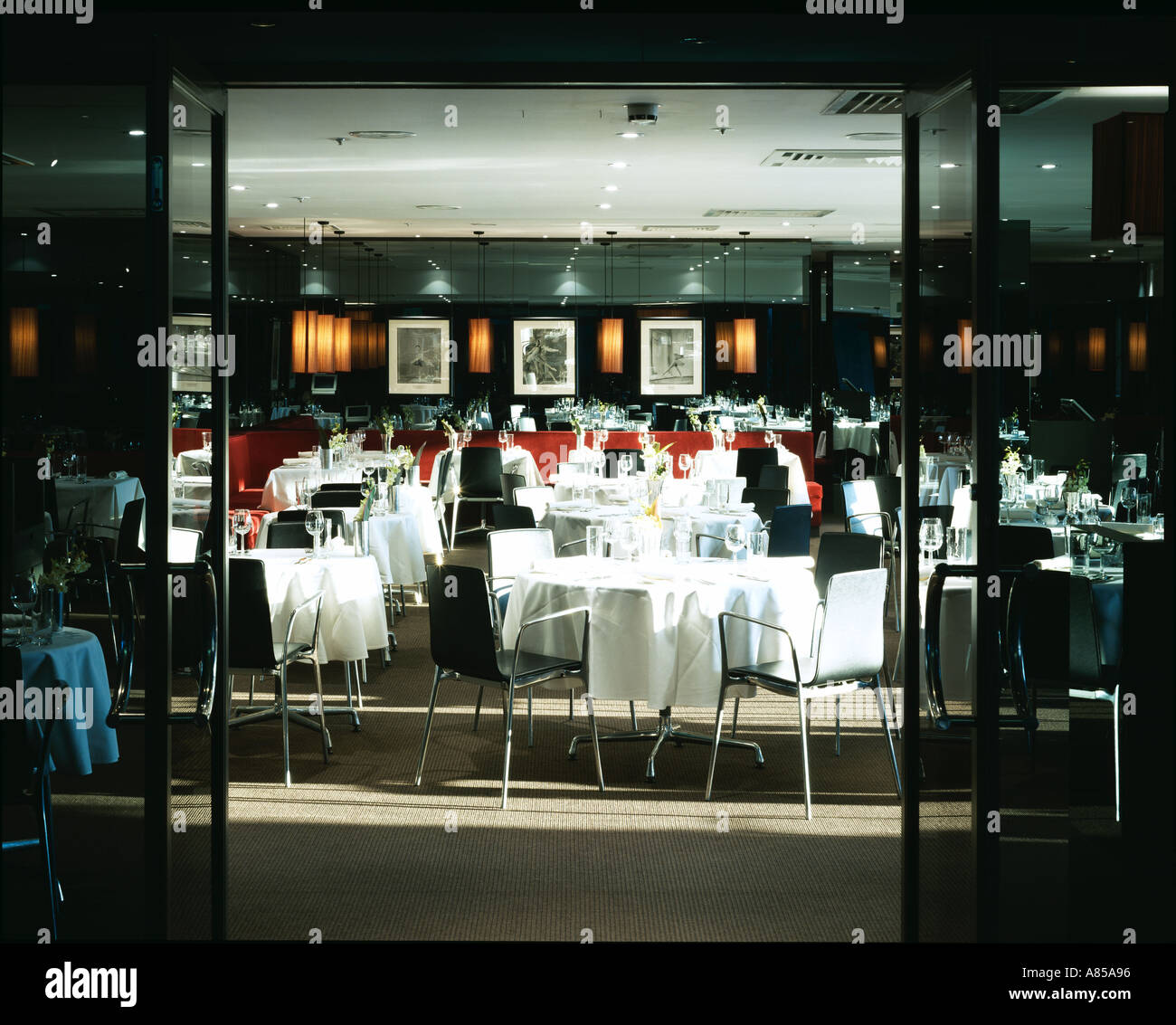 Restaurant in the Royal Opera House, Covent Garden, London. Architect ...
