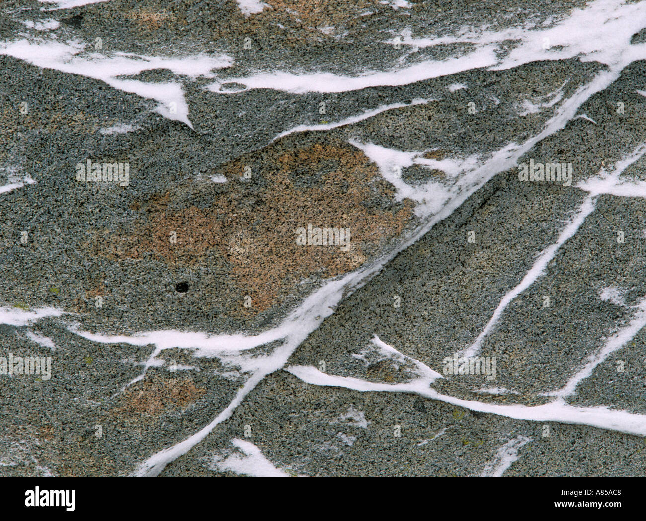 snow on granite Stock Photo - Alamy