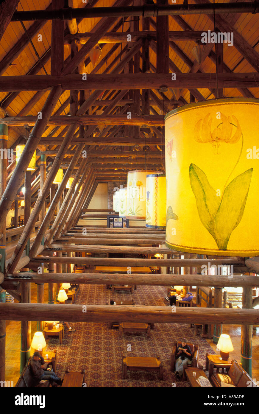 Interior of Paradise Inn Paradise Mount Rainier National Park ...