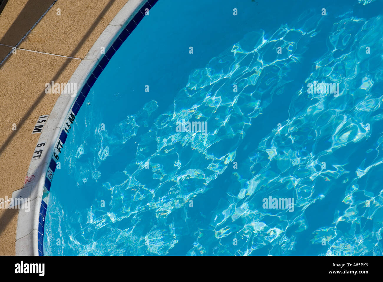 Overhead view of a swimming pool Stock Photo - Alamy