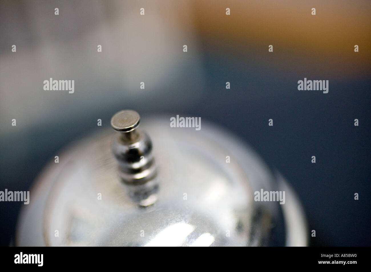 Abstract view of desk bell Stock Photo - Alamy