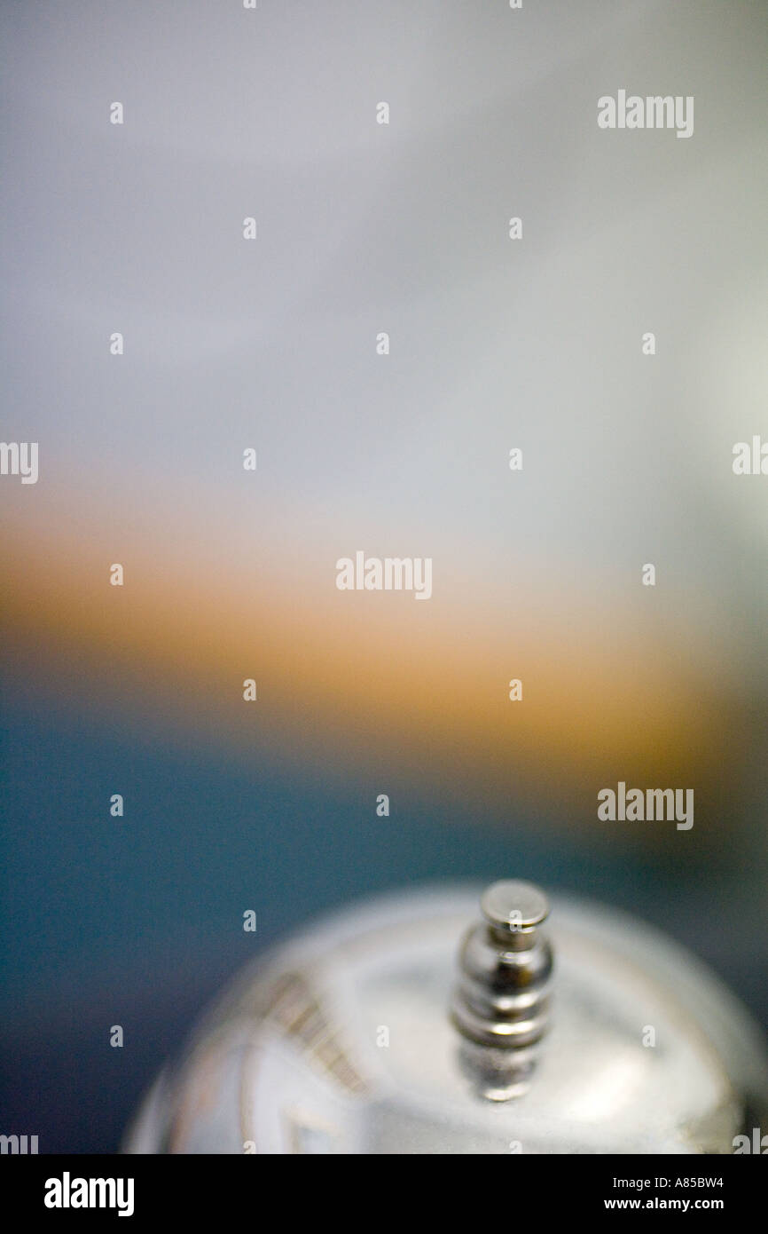 Abstract view of desk bell Stock Photo - Alamy