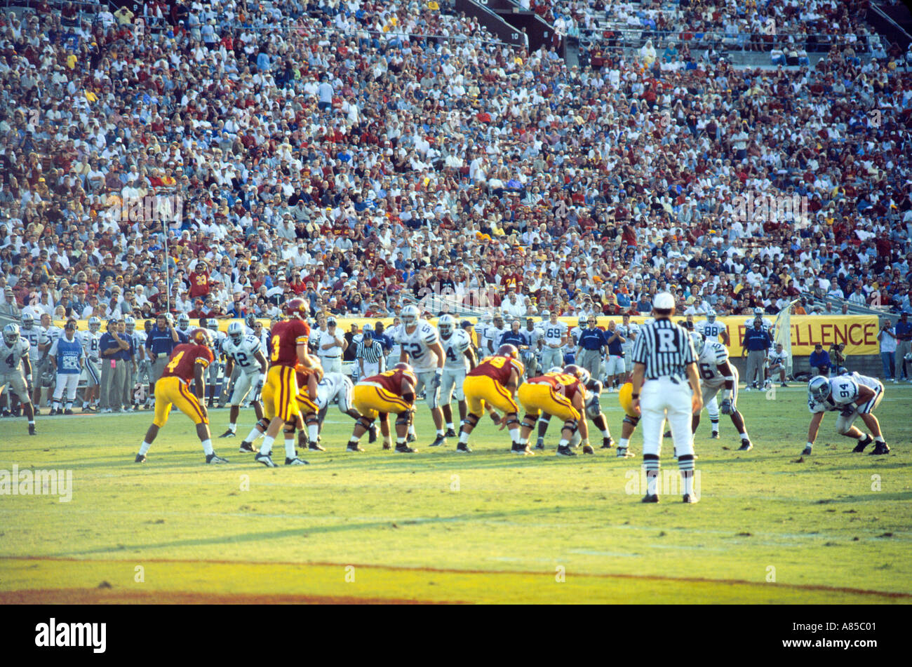 University of southern california trojans football stadium hi-res stock ...