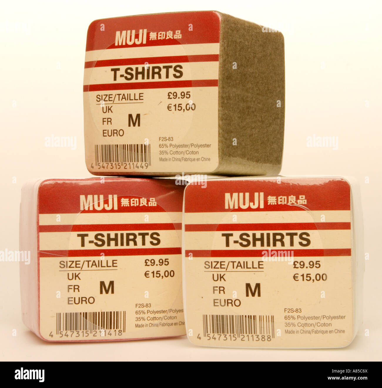 muji T shirts Stock Photo - Alamy