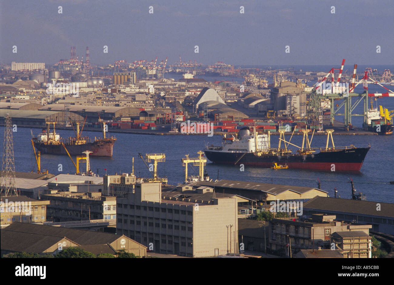 Kaohsiung Harbour Taiwan Stock Photo - Alamy
