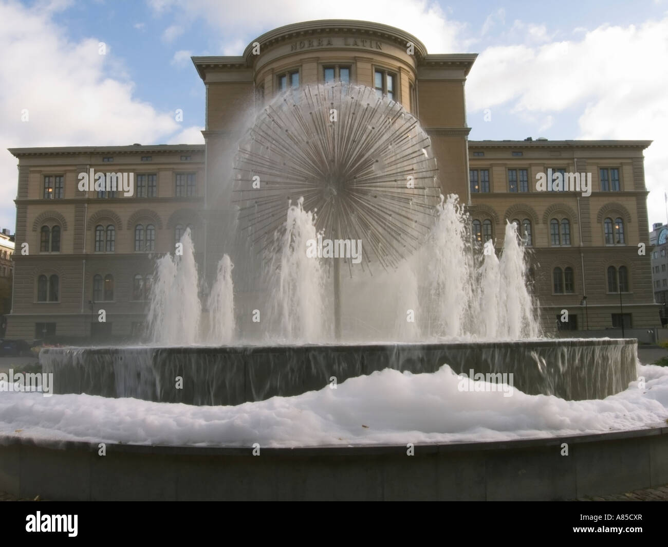 Norra real, fountain, Stockholm, Sweden Stock Photo - Alamy