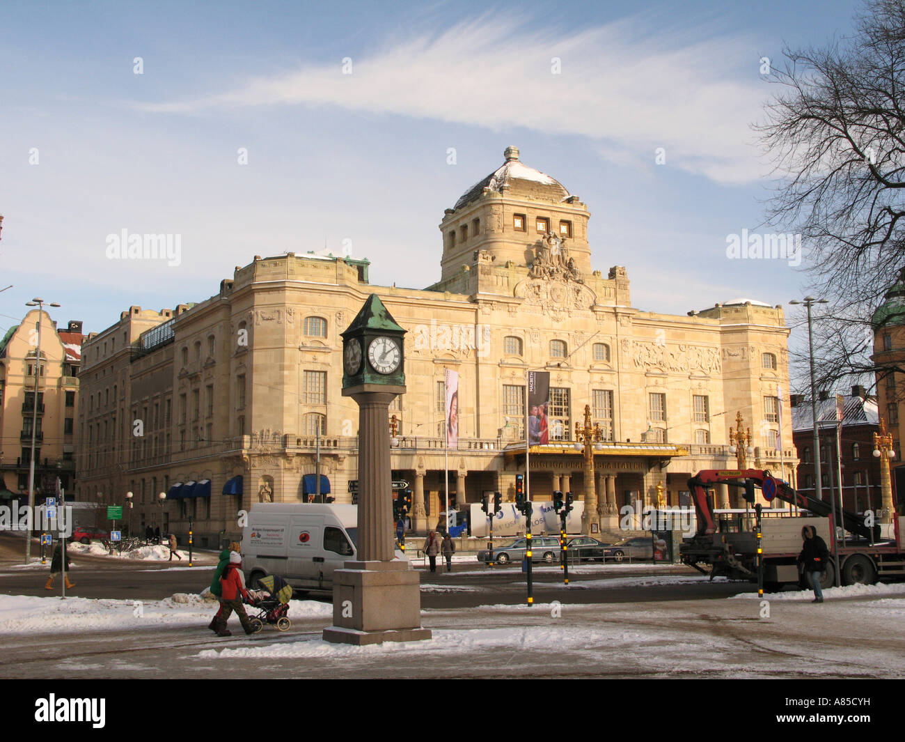 Royal dramatic theatre in Stockholm Stock Photo - Alamy