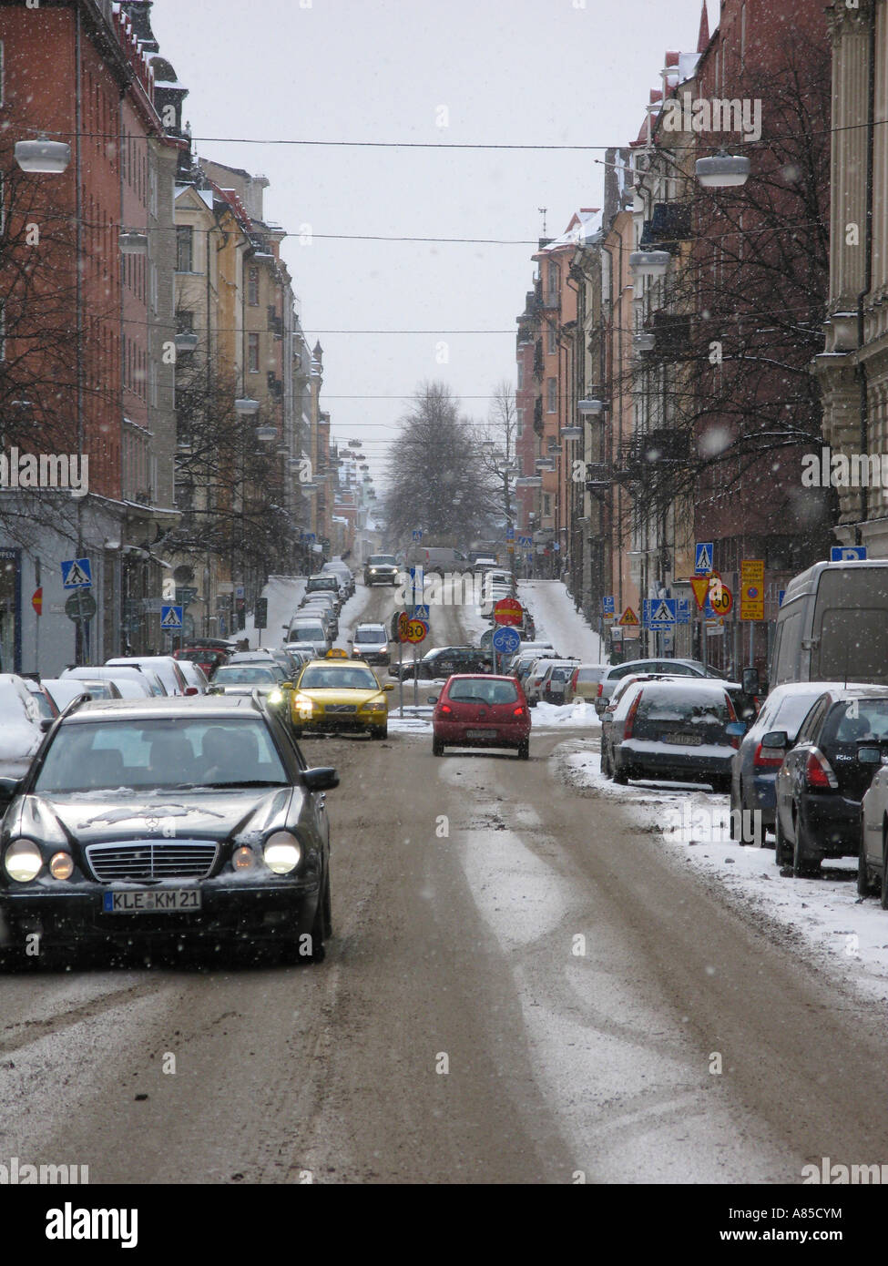 Street in Stockholm Stock Photo - Alamy