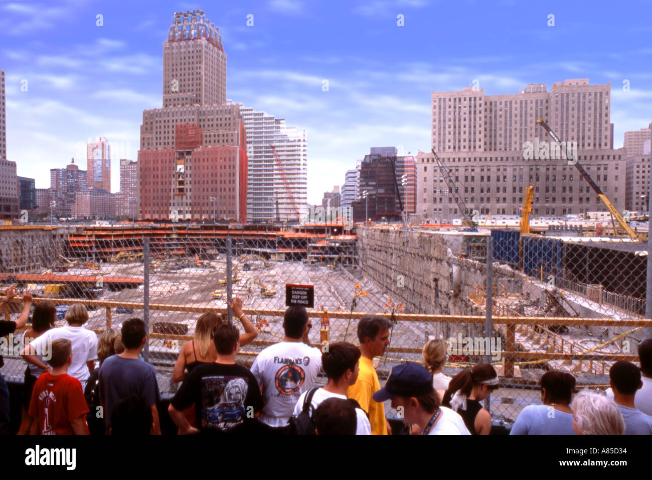 World Trade Center construction and excavation site Stock Photo - Alamy