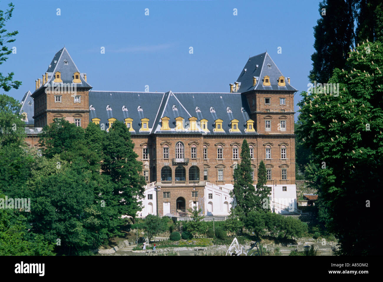Italy Piedmont Torino Castello del Valentino Stock Photo - Alamy