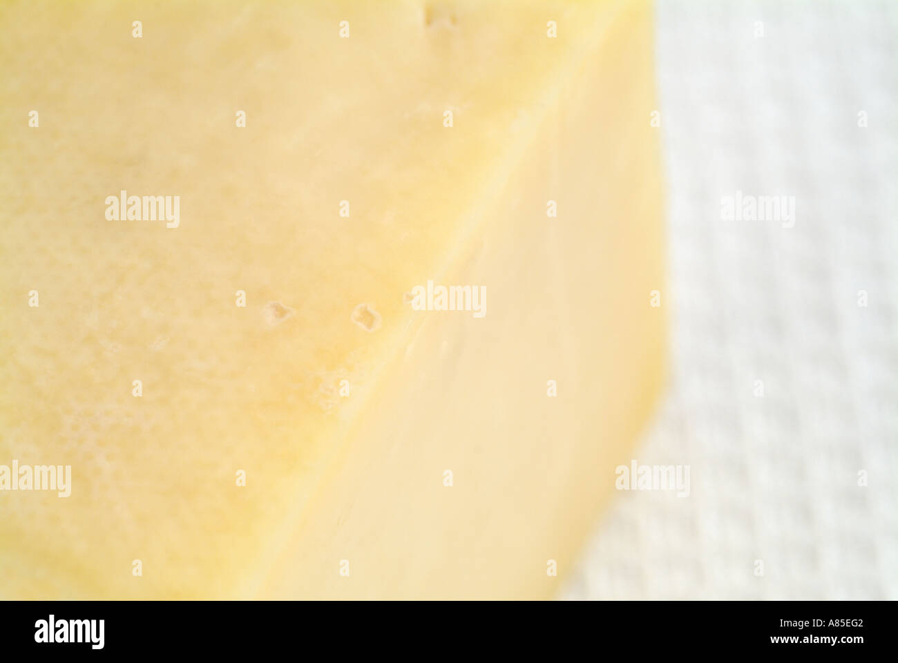 Abstract View Of A Piece Of Trapist Cheese Produce of Banja Luka Bosnia ...