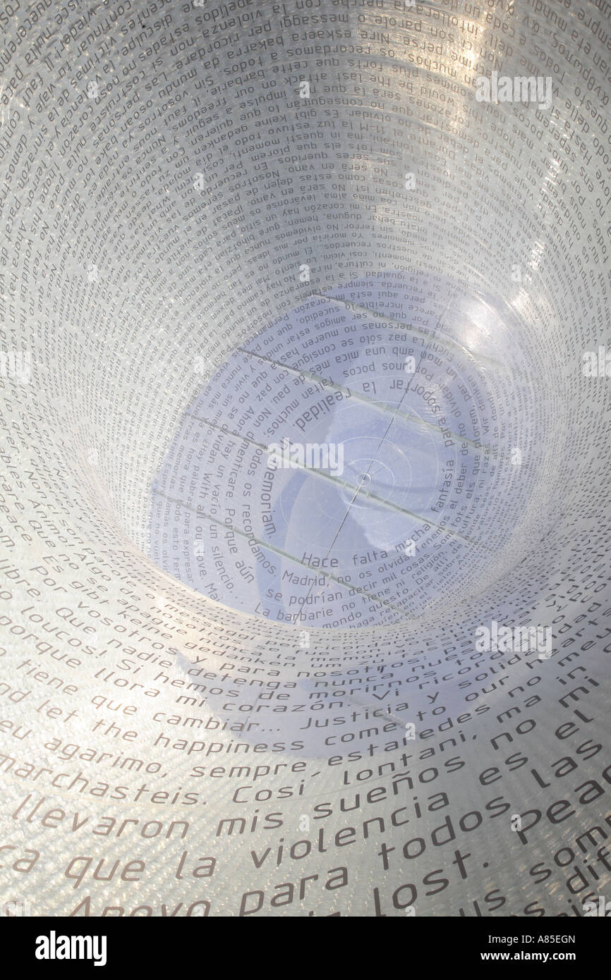 Monument to the Victims of 11M Terrorist Train Attack, Atocha Train ...