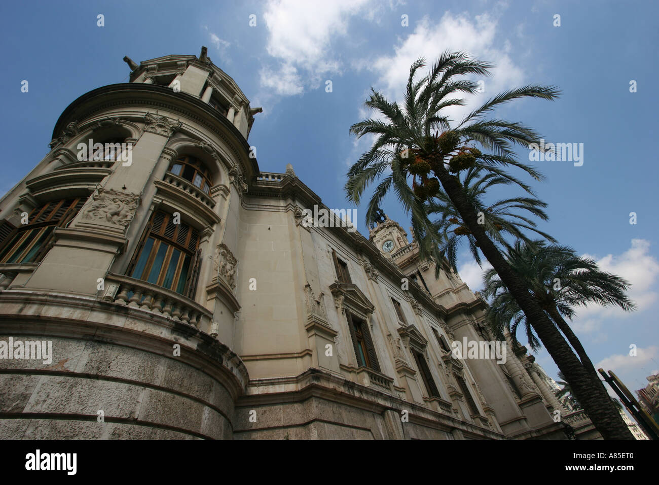 Town hall in Valencia Stock Photo - Alamy