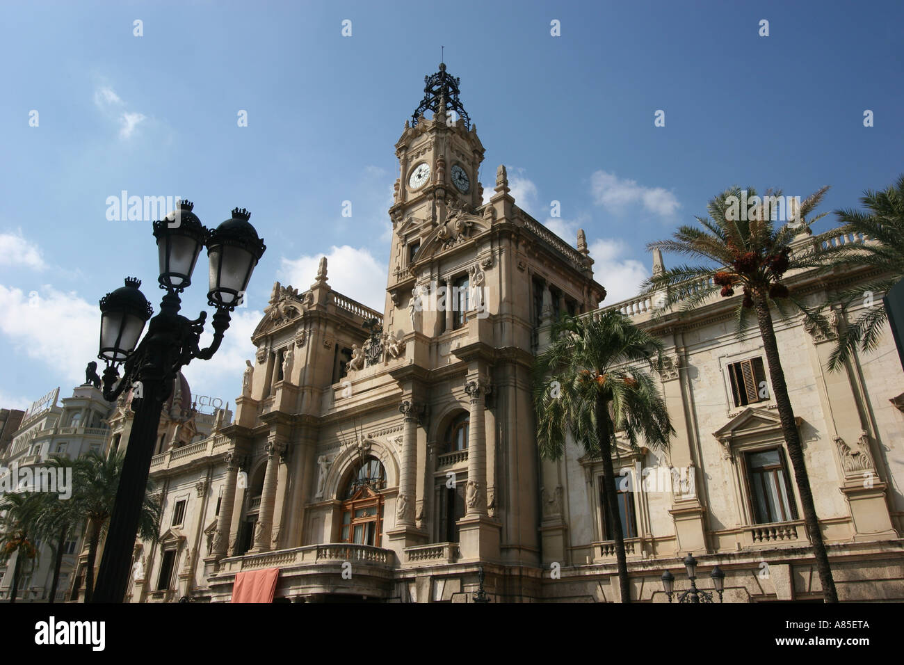 Town hall in Valencia Stock Photo - Alamy