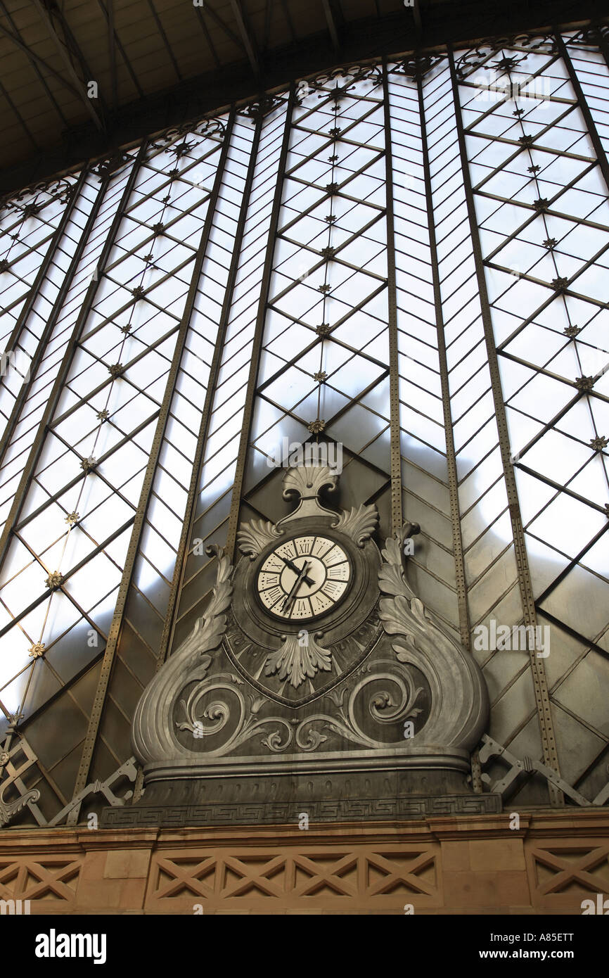 Clock of Atocha Railway Station, Madrid, Spain Stock Photo - Alamy
