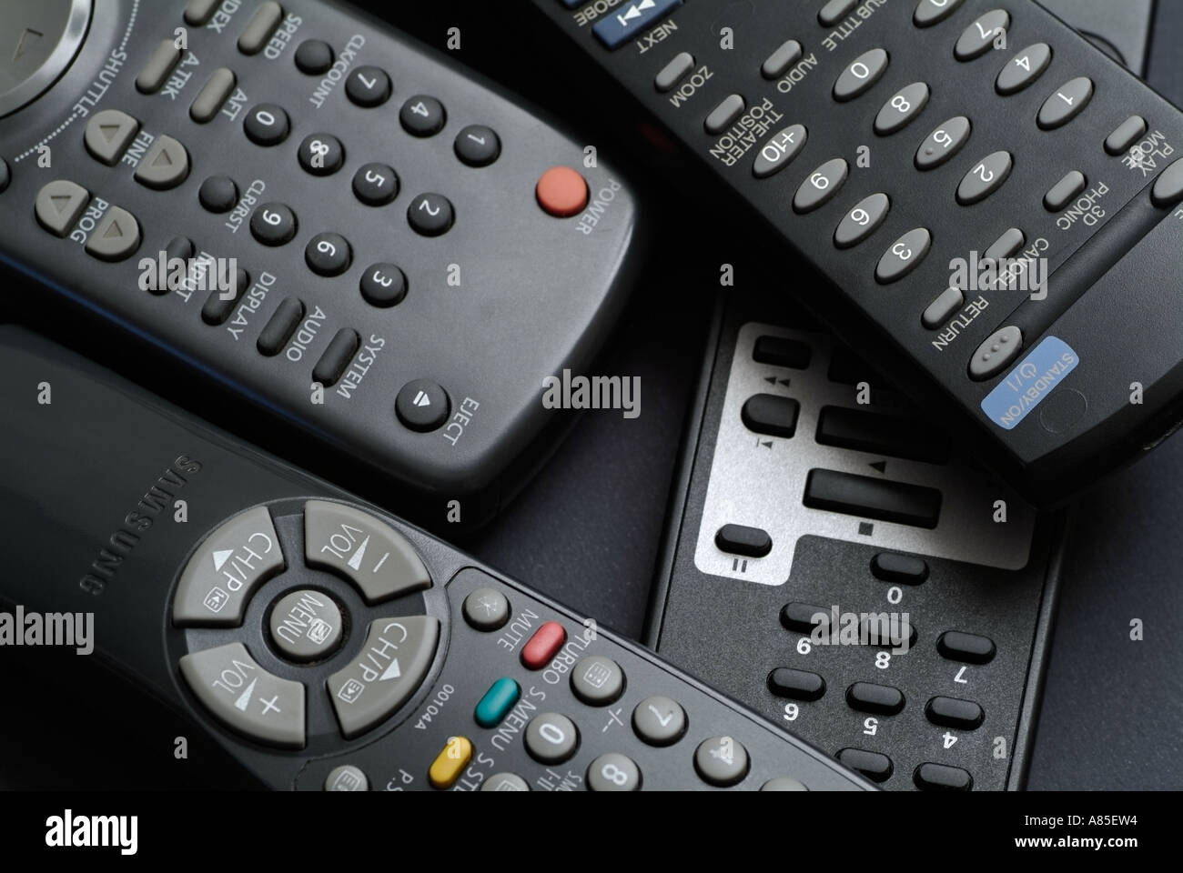 Remote Control Handsets Stock Photo - Alamy