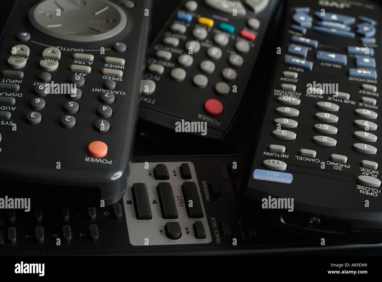 Remote Control Handsets Stock Photo - Alamy