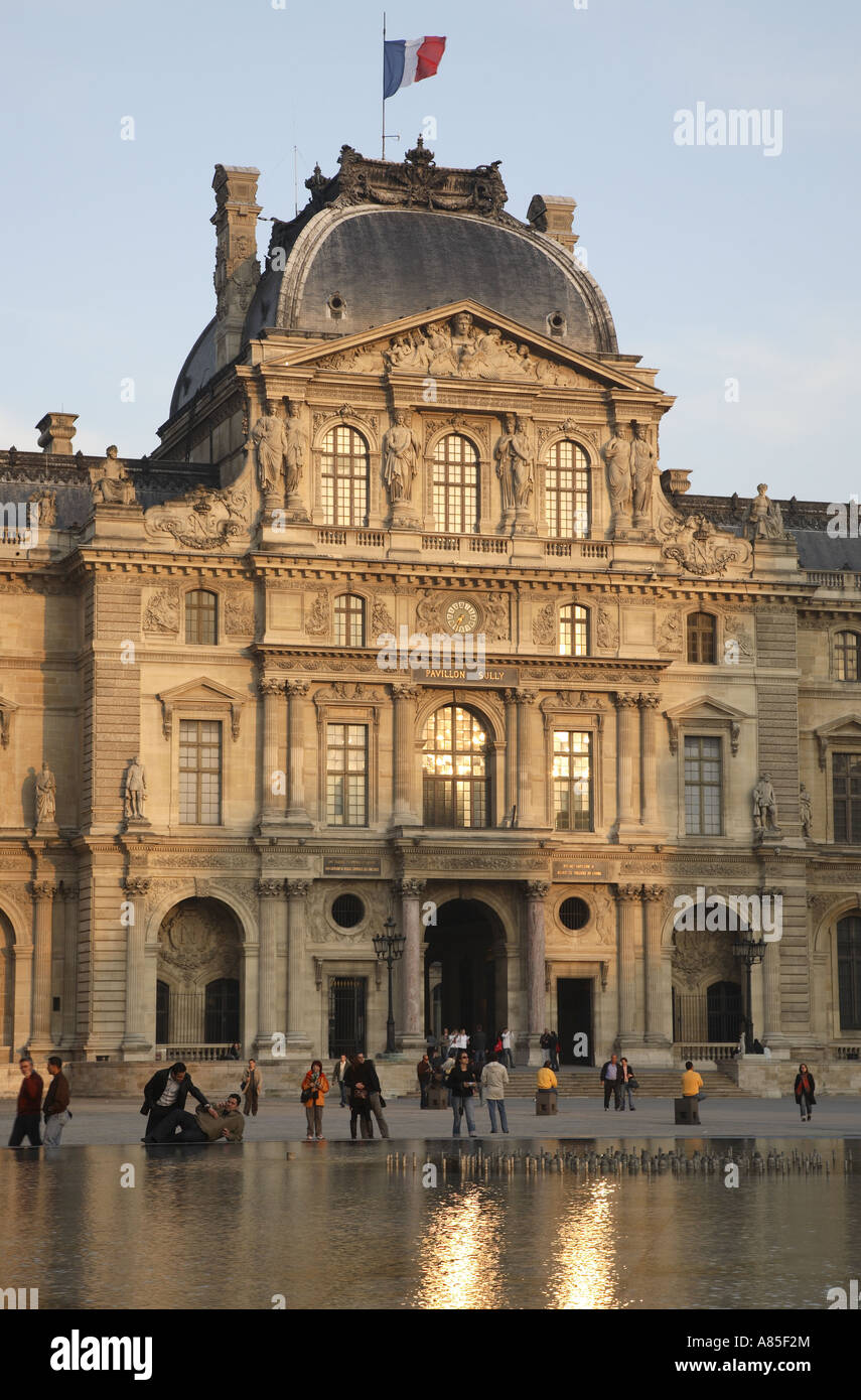 Sully Building, Louvre Art Museum, Paris, France Stock Photo - Alamy