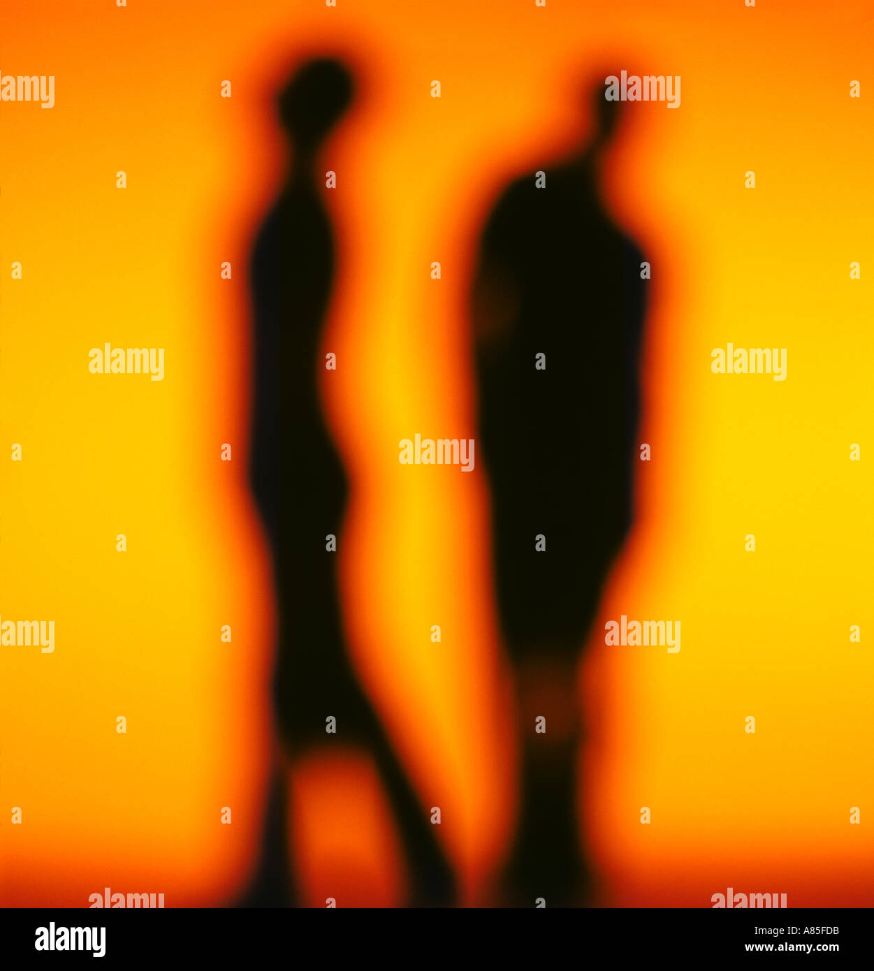 Anonymous woman silhouette hi-res stock photography and images - Alamy