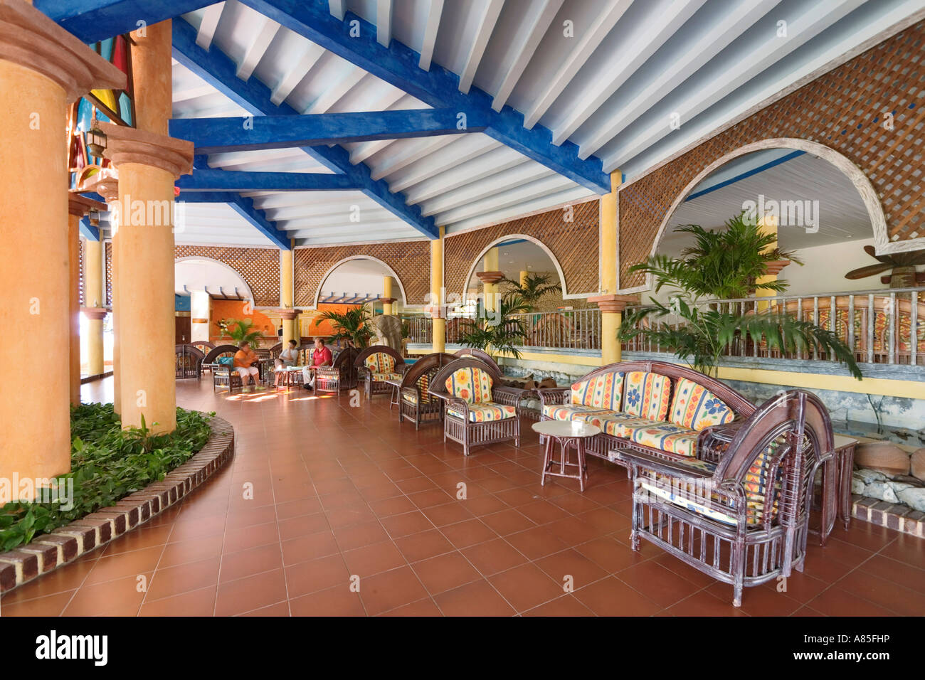 Lobby and Reception of Hotel Sol Mares, Sol Rio de Lunes y Mares ...