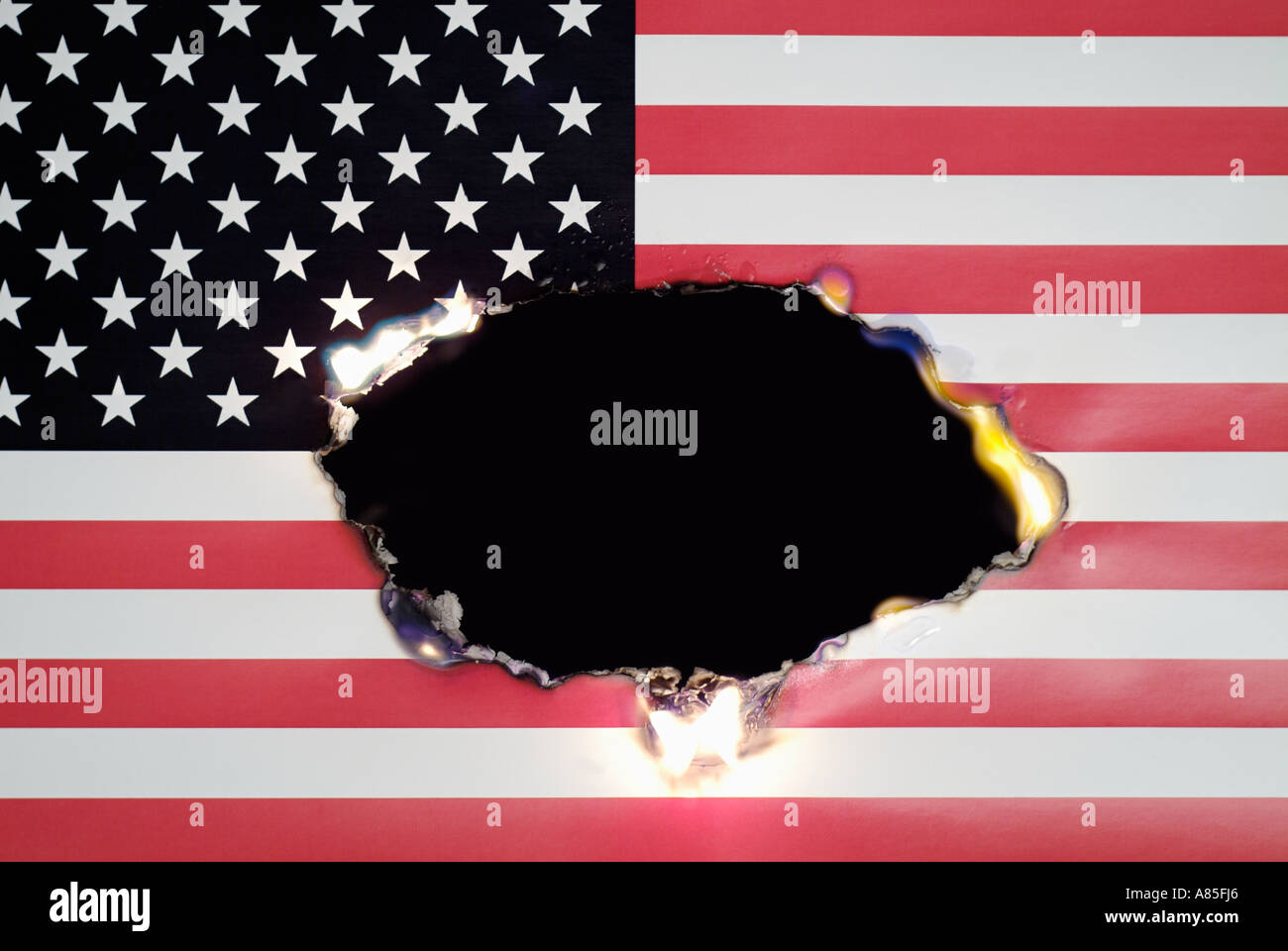 Star burning fire flames symbol hi-res stock photography and images - Alamy