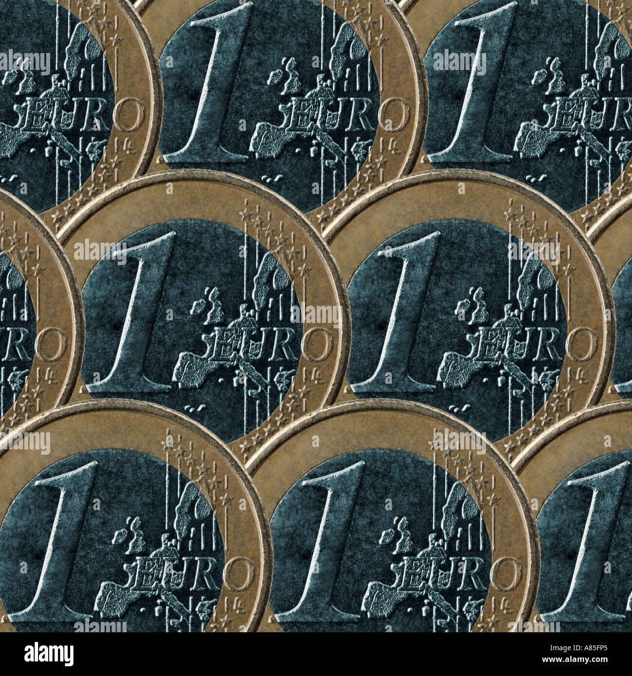 1 euro coin hi-res stock photography and images - Alamy