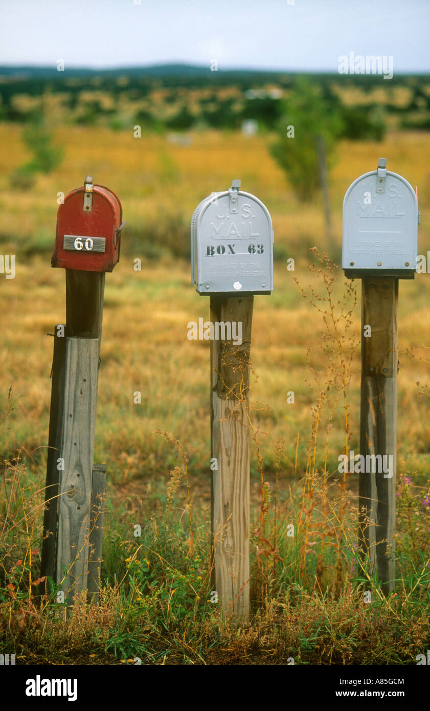 MAILBOXES RURAL AREA USA Stock Photo - Alamy