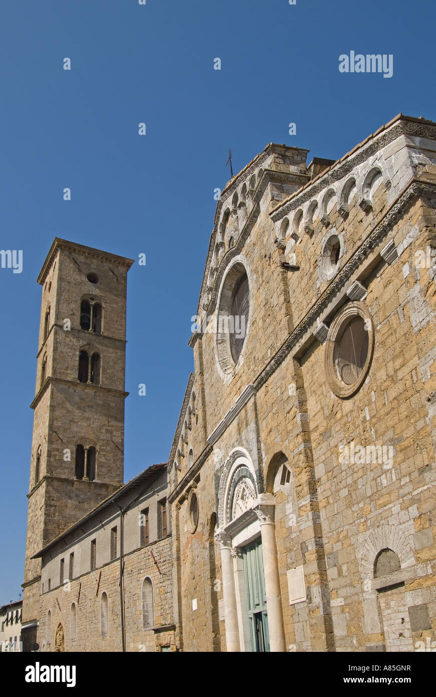 Volterra cathedral piazza san giovanni hi-res stock photography and ...