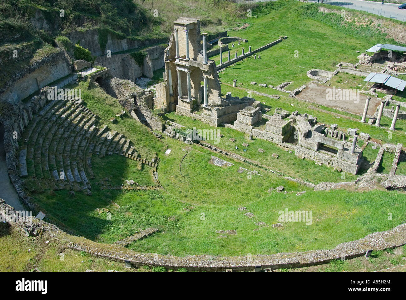 Volterra, Tuscany, Italy. Roman Theatre Stock Photo - Alamy