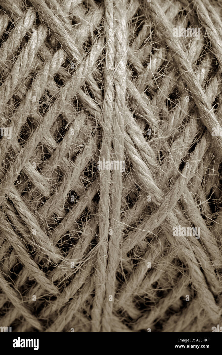 Close Up Of A Ball Of String Stock Photo - Alamy