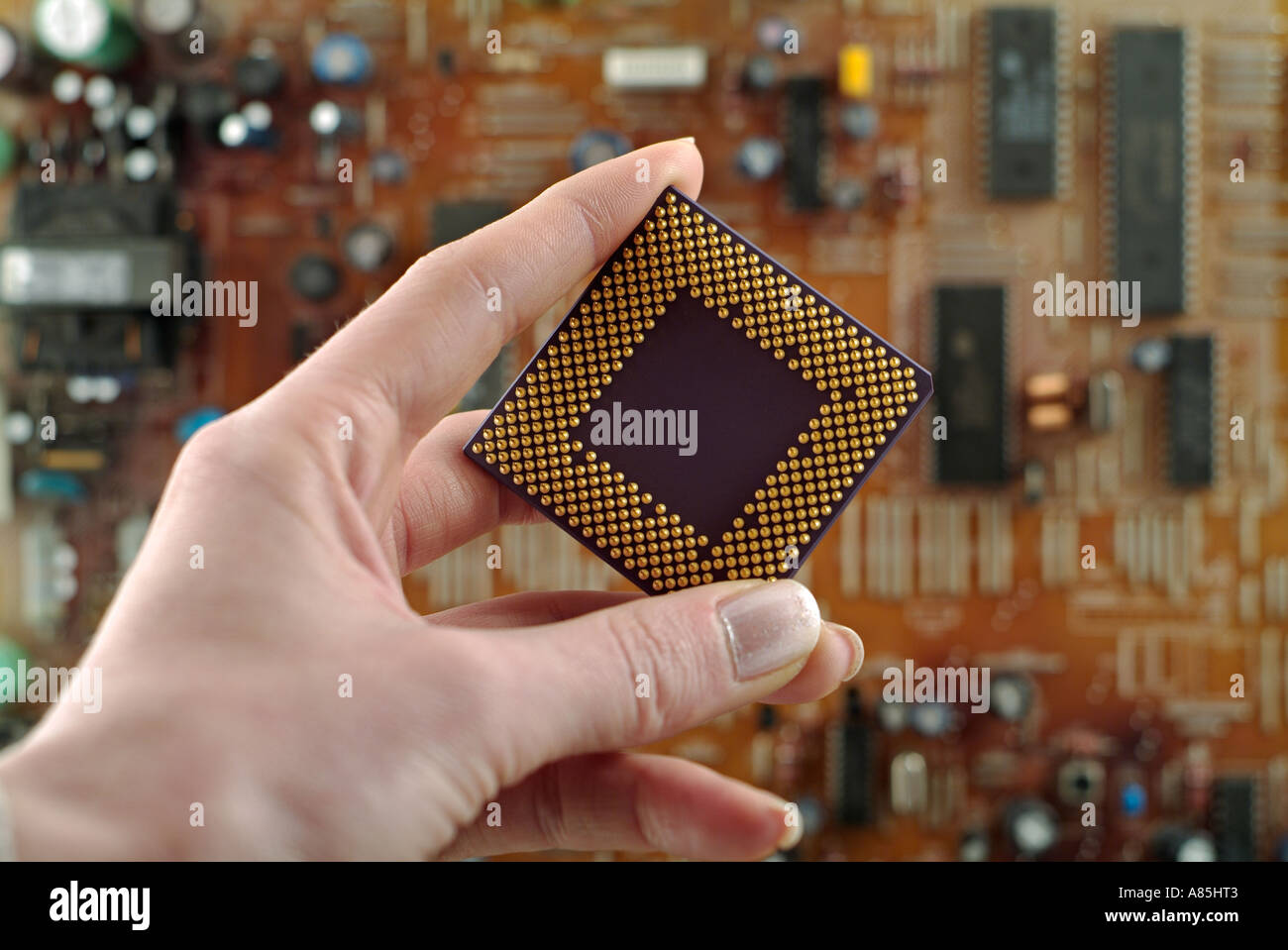Microprocessor chip hi-res stock photography and images - Alamy