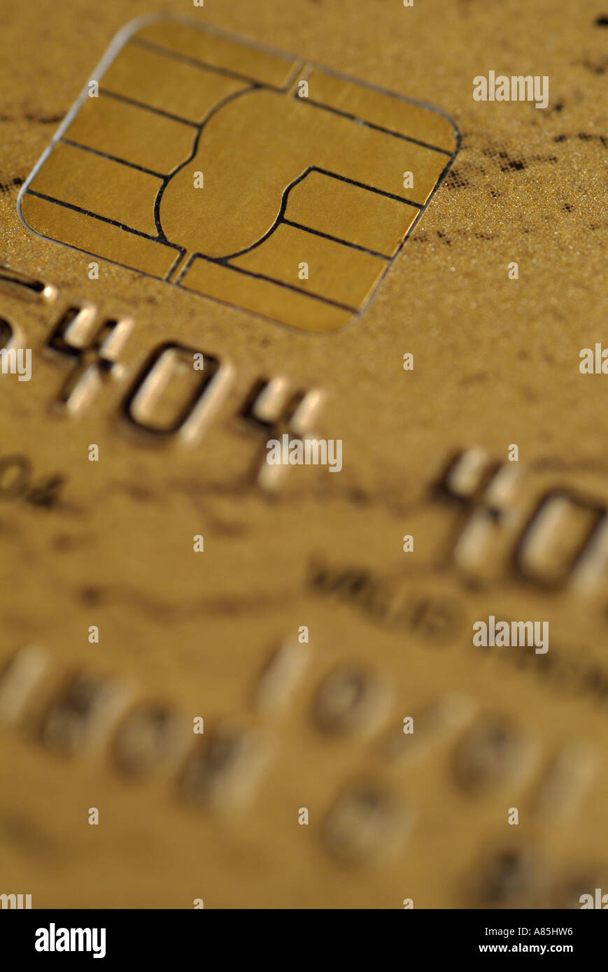Abstract Of A Bank Credit Card With Chip And Pin Technology Stock Photo ...