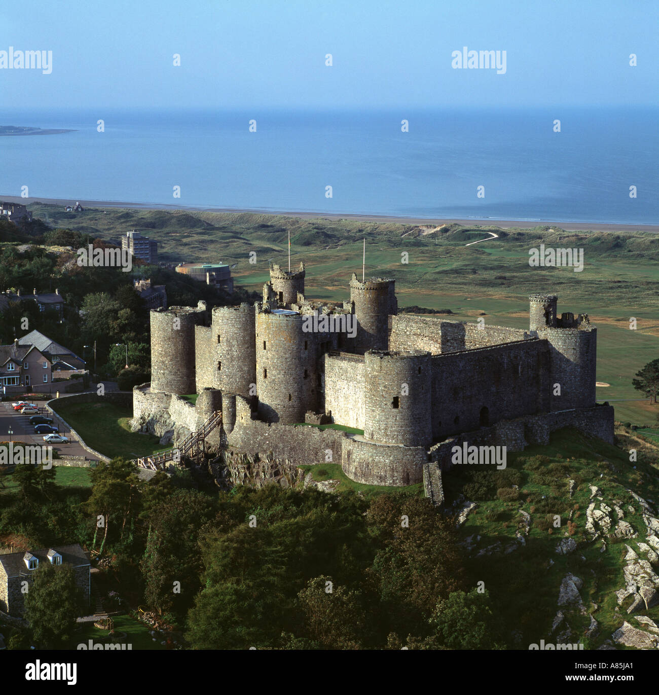 Harlech Castle Aerial